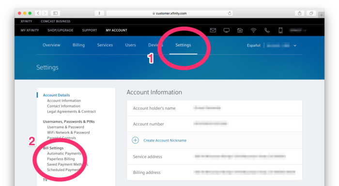 Bill fetch Comcast Xfinity receipts | Veryfi