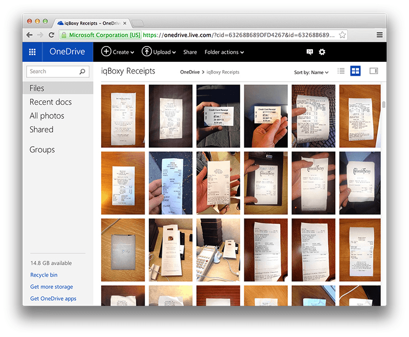 Microsoft OneDrive — Veryfi