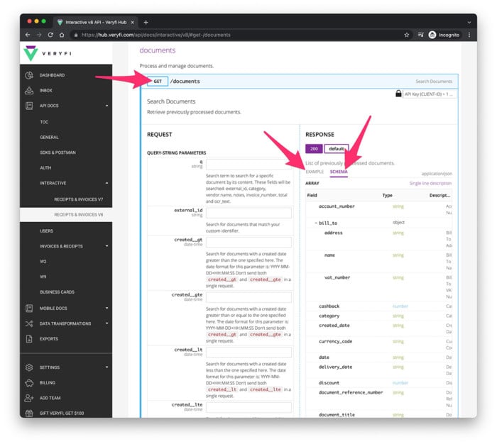 Interactive API Docs #NowAvailable | Veryfi